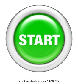 Start Button Isolated Vector Stock Vector (Royalty Free) 201533678