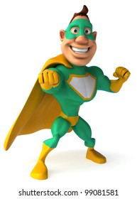 Little Boy Superhero Costume Green Coats Stock Vector (Royalty Free ...