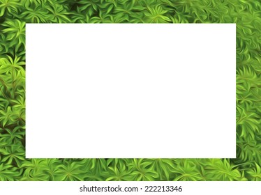 Green Tree Frame Isolate Stock Illustration 222213346 | Shutterstock