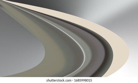 Grey Background Gradient Curved Lines Stock Illustration 1685998015 ...
