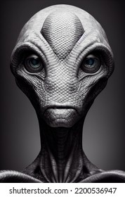 Grey Gray Alien Humanoid Beeing Ufo Stock Illustration 2200536947 ...