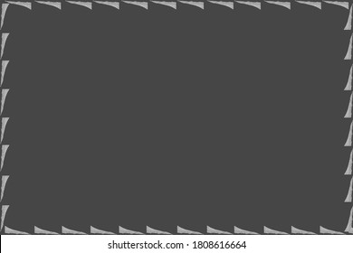 Grey Pattern Border Design On Grey Stock Illustration 1808616664