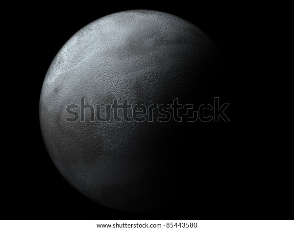 Grey Planet Stock Illustration 85443580