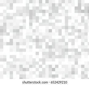 Grey Square Mosaic Pixel Background Stock Illustration 652429210 ...