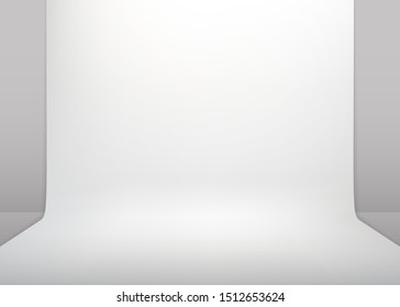 Grey Studio Background Studio Backdrop Modern Stock Illustration ...