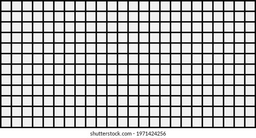 Grid Pattern Black Lines On White Stock Illustration 1971424256 ...