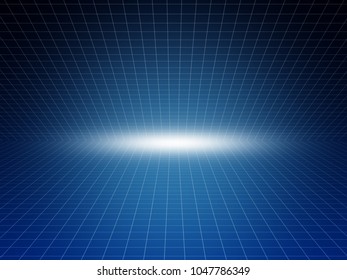 Grid Space Blue Background Stock Illustration 1047786349 | Shutterstock