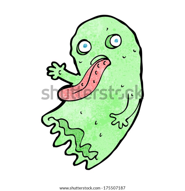 Gross Cartoon Ghost Stock Illustration 175507187
