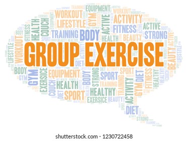 Group Exercise Word Cloud Stock Illustration 1230722458 | Shutterstock