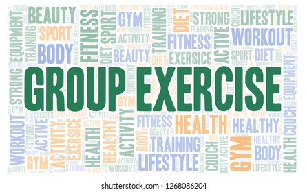Group Exercise Word Cloud Stock Illustration 1268086204 | Shutterstock