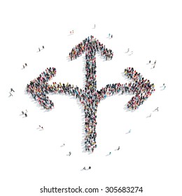 Group People Shape Arrow Stock Illustration 305683436 | Shutterstock
