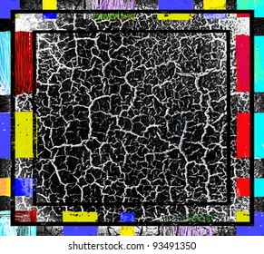 Distorted Screen Corrupted Digital Data Holographic Stock Vector ...