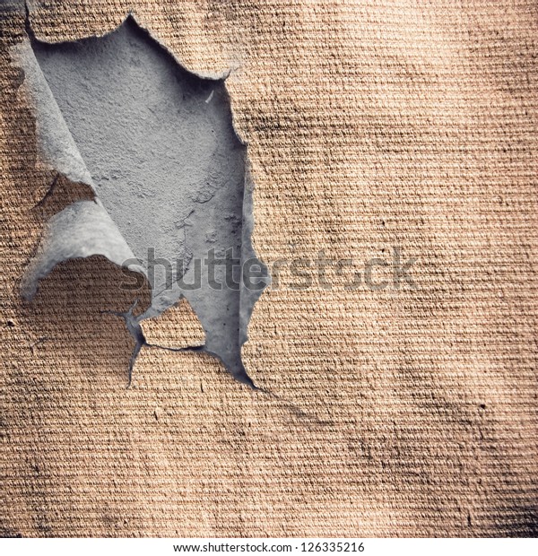 Grunge Texture Teared Sheet Abstract Background Stock Illustration ...