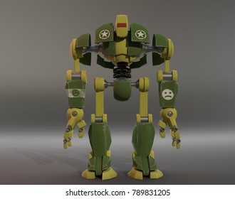 Guard Robot 3d Rendering Stock Illustration 789831205 | Shutterstock