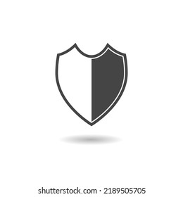 Guard Shield Security Shield Logo Icon Stock Illustration 2189505705 ...