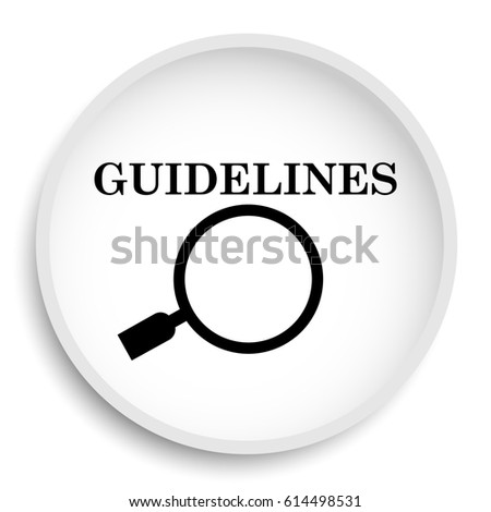 Guidelines Icon Guidelines Website Button On Stock Illustration ...