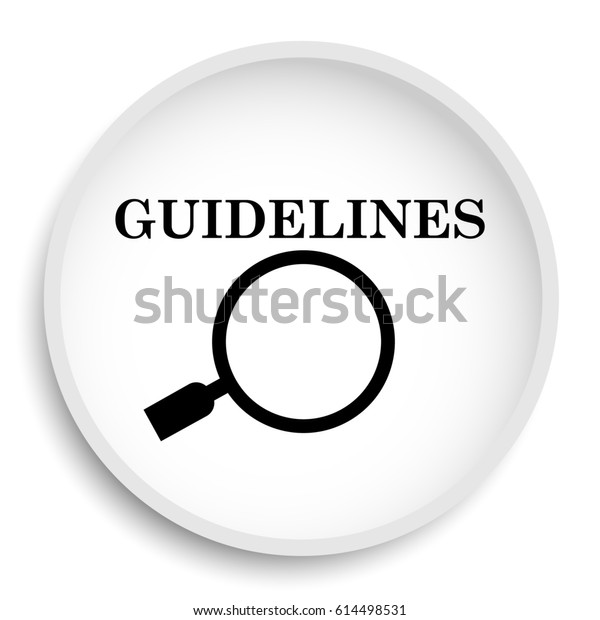 Guidelines Icon Guidelines Website Button On Stock Illustration ...