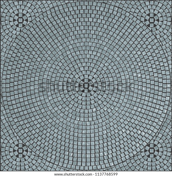 Guilloche Setts Paving Pattern Texture Stock Illustration 1137768599 ...