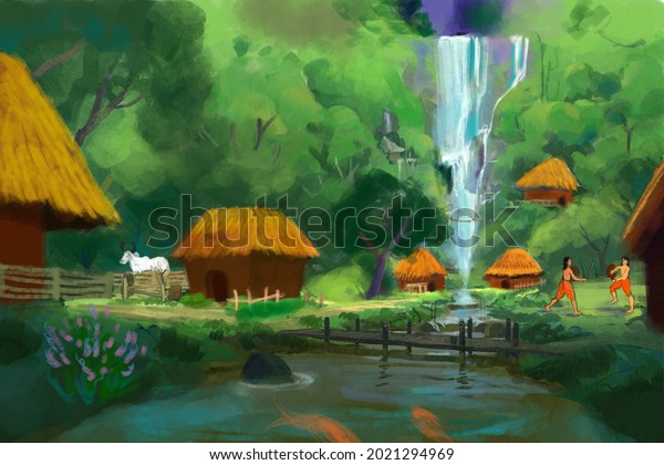 43 Ancient Ashram In Forest Images, Stock Photos & Vectors | Shutterstock