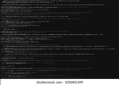 Hacker Cyber Attack Shows Database Screen: ภาพประกอบสต็อก 1050401399 ...