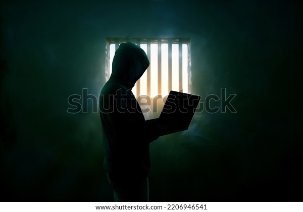 Hacker Prison Cell 3d Render Stock Illustration 2206946541 | Shutterstock
