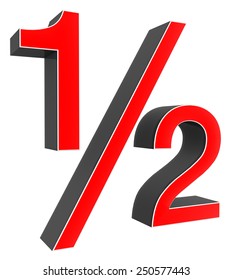Half Fraction Stock Illustration 250577443 | Shutterstock