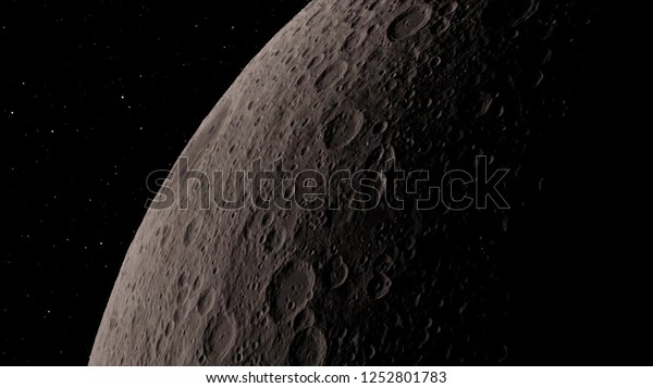 Half Moon Background / Realistic moon / The Moon is an astronomical ...