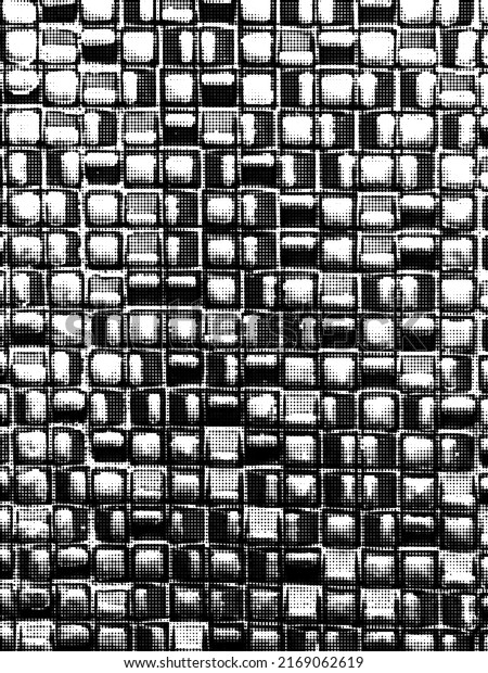 Halftone Black White Rock Pattern Stock Illustration 2169062619 ...