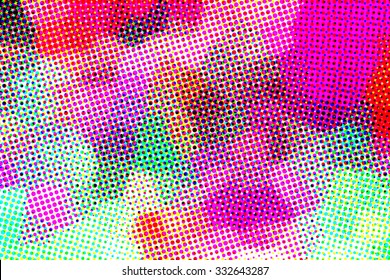 Halftone Pattern Color Background Stock Illustration 332643287 ...
