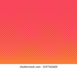 Halftone Pink Orange Pattern Background Wallpaper Stock Illustration ...