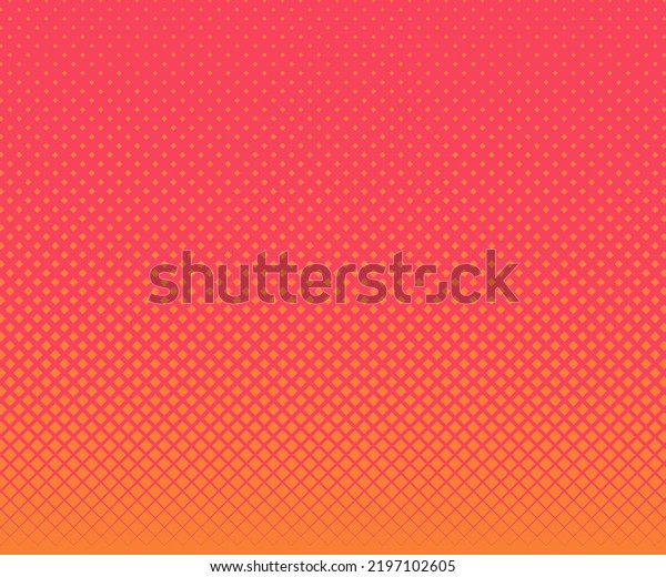 Halftone Pink Orange Pattern Background Wallpaper Stock Illustration ...