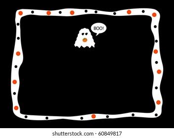 Halloween Ghosttext Box Stock Illustration 60849817 | Shutterstock