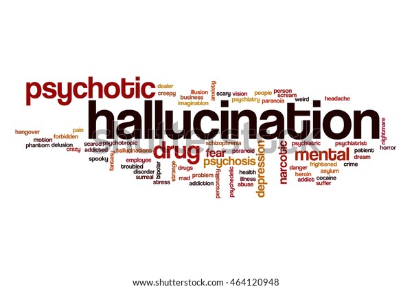 Hallucination Word Cloud Stock Illustration 464120948