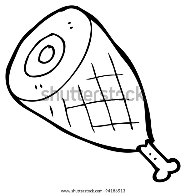 Ham Cartoon Raster Version Stock Illustration 94186513 | Shutterstock