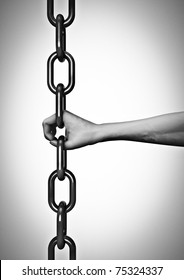Hand Chain Link Connection Stock Illustration 75324337 | Shutterstock