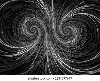 Hand Drawing Pattern Made Grey Tones Stock Illustration 1234097677 ...
