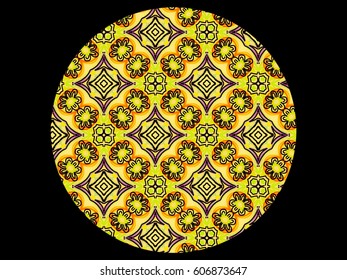 Vektor Stok Borneo Dayak Kalimantan Talawang Terabai Modern (Tanpa ...