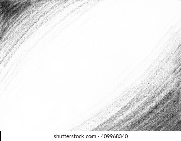 Hand Drawn Crayon Scribble Background Black Stock Illustration ...