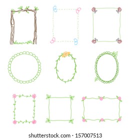 Hand Drawn Frames Set 3 Raster Stock Illustration 157007513 | Shutterstock