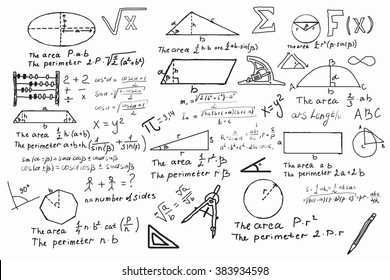 Hand Drawn Geometry Set Stock Illustration 383934598 | Shutterstock