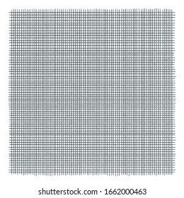 Hand Drawn Grid Pattern On White Stock Illustration 1662000463 ...