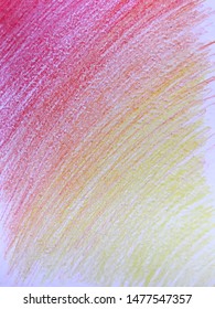 Hand Drawn Hatching Background Red Yellow Stock Illustration 1477547357 ...