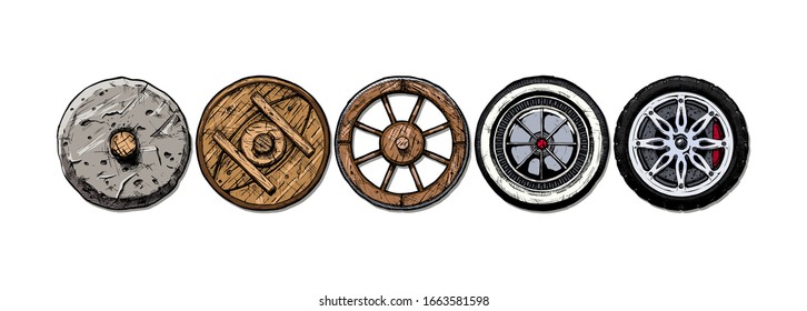 5,331 Transportation Evolution Images, Stock Photos & Vectors ...