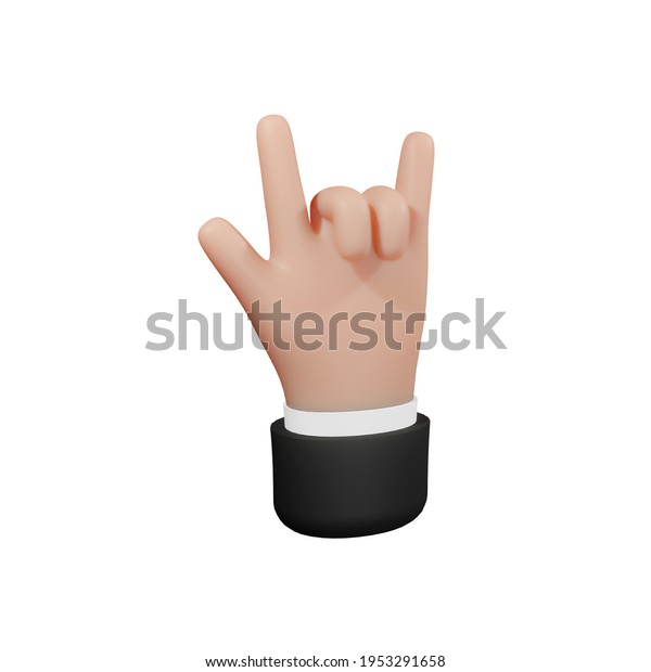 Hand Gesture Rock Devil Horns Stock Illustration 1953291658 | Shutterstock