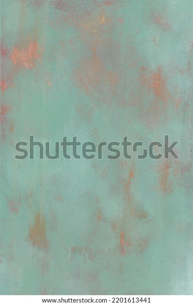 Hand Painted Verdigris Colour Texture Stock Illustration 2201613441 ...