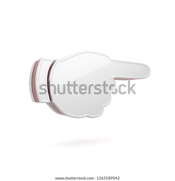 Hand Web Icon Conceptual Image 3d Stock Illustration 1263589042 ...