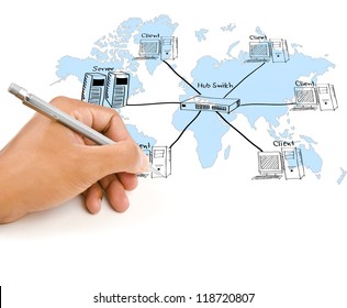 6,741 Lan network diagram Images, Stock Photos & Vectors | Shutterstock