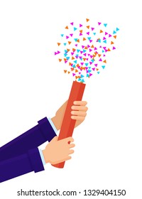 Hands Flapper Poster Object Used While Stock Illustration 1329404150 ...