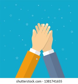 Human Hands Clapping Applause Clap Vector Stock Vector (Royalty Free ...