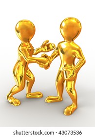 Three Men Teamwork 3d Stock Illustration 29116822 | Shutterstock
